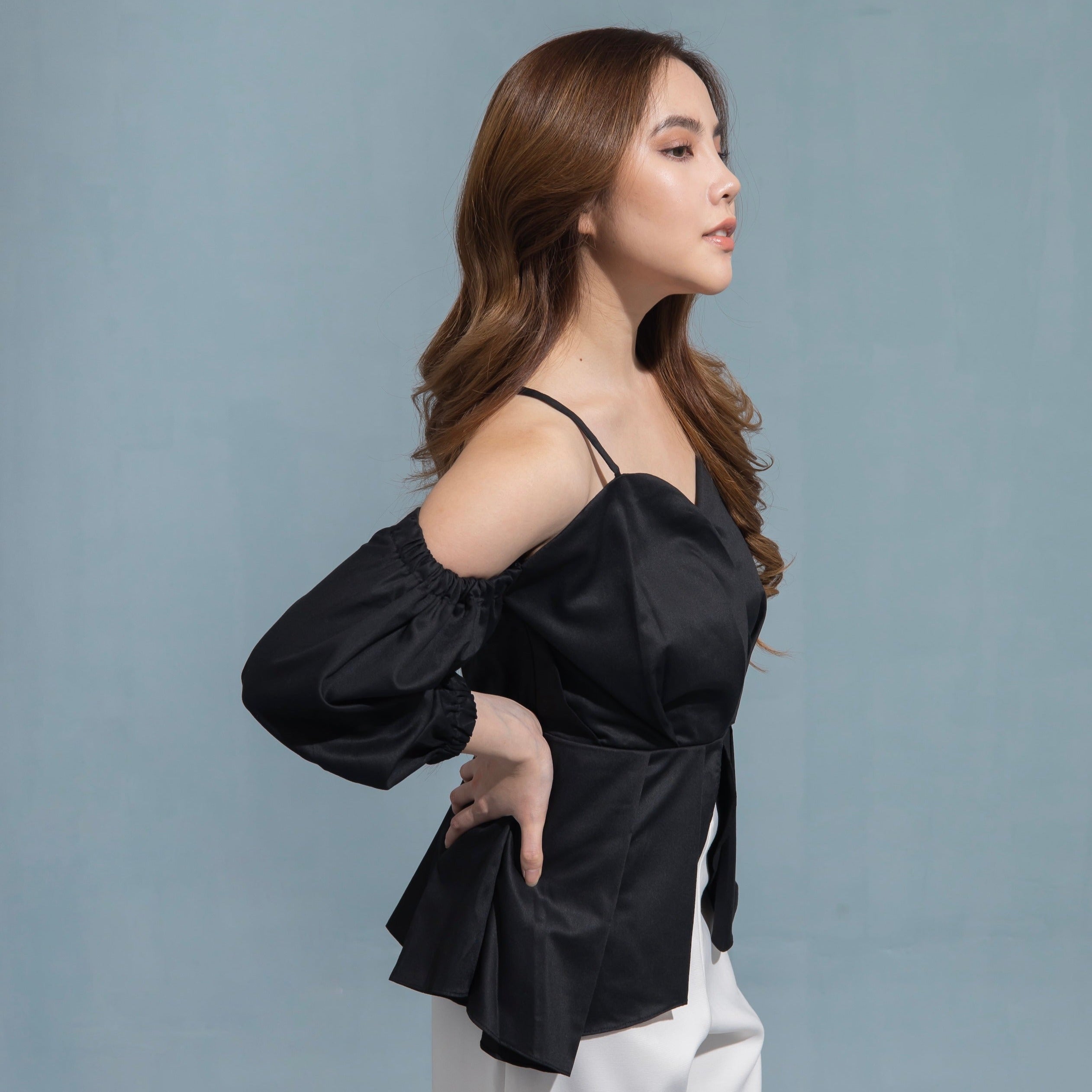 Freya Offshoulder Top Black – Terry&Co Official